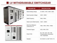 China Withdrawable Low Voltage Switchgear 400V 690V Drawout MCC Switchboard for sale
