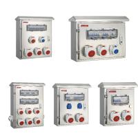 China 380V Low Voltage Power Distribution Control Cabinet with Multiple Industrial Socket Outlets for sale