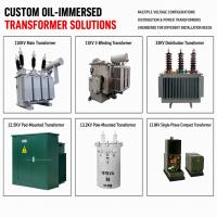 China Hermetically Sealed Oil Immersed Distribution Transformer for Mexico Outdoor Power Networks for sale