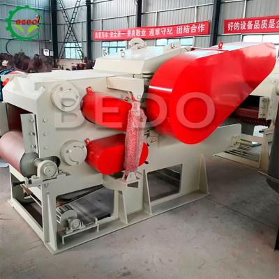 China 240×540mm Electric Industrial Drum Wood Chipper with 6-8 t/h Capacity and 55kW Motor for Paper Mills for sale