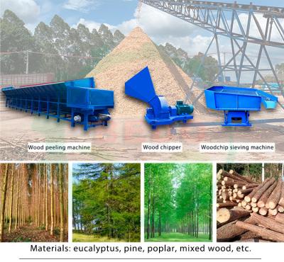 China 380V 11KW Wood Peeling Machine 3000KG with 95% Peeling Rate for Industrial Log Processing for sale