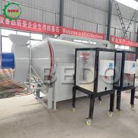 China Drum Roller Wood Sawdust Dryer Machine 500-3000KG Capacity with 40-120KW Heating Power for sale
