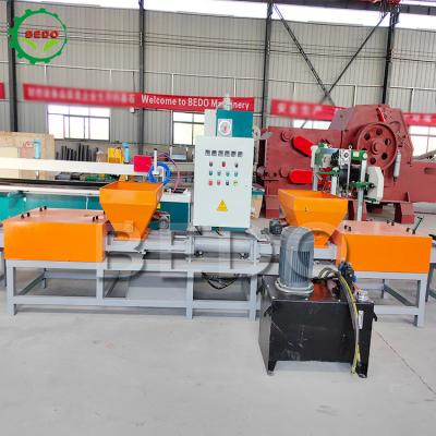 China Hydraulic Press Wood Sawdust Block Pallet Machine 75-145mm Blocks 27.2-48kW Power for sale
