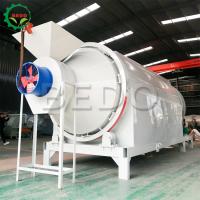 China Rotary Dryer Wood Chips Drying Machine 400-500kg/h Capacity with 4kw Power for Biomass Processing for sale