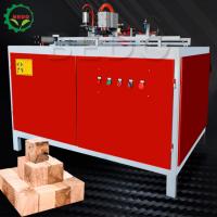 China Electric Wood Block Cutting Machine 2400pcs/h Capacity with Customizable Sizes for Sawdust Briquette Production for sale