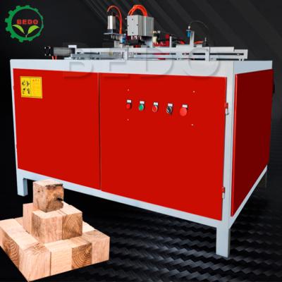 China Electric Wood Block Cutting Machine 2400pcs/h Capacity with Customizable Sizes for Sawdust Briquette Production for sale