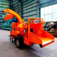 China BEDO BD-BX600 Self-Feeding Garden Wood Chipper Machine 32HP Diesel 1-2T/H Capacity 3200×1300×1850mm for sale