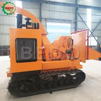China Crawler Wood Branch Chipper Shredder Machine 102HP Diesel Engine 2800kg for 200mm Wood Processing for sale