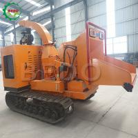 China Crawler Wood Branch Chipper Shredder Machine 102HP Diesel Engine 2800kg for 200mm Wood Processing for sale