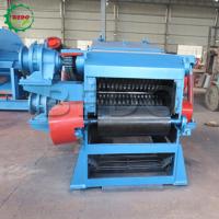 China 75KW Electric Bamboo Chipper Shredder Machine 8-10t/h Capacity 380V Industrial Wood Processing Equipment for sale