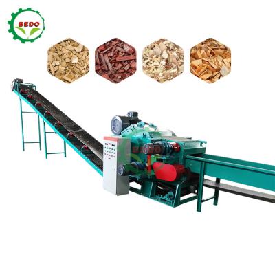 China 380V Industrial Bamboo Wood Chips Making Machine 8-10T/H Capacity with 75KW Electric Motor for sale