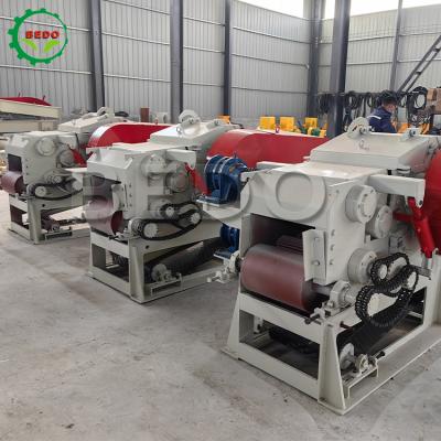 China 590rpm 3-5t/h Drum Wood Chipping Machine with 37KW Power and 1 Year Warranty for sale