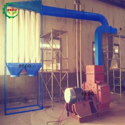 China 22KW 380V Wood Sawdust Making Machine with Dust Removal System | 500-800KG/H Capacity | 1400×1000×1300mm for sale