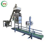 China Compact Automatic Powder Packing Machine 380V PLC Control with 2-3 Bags/Min Speed and 3000mm Conveyor for sale
