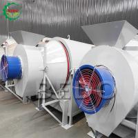 China 4kW Sawdust Dryer Machine for Pellet Plant - 400-500kg/h Capacity with 50-300℃ Temperature Control for sale