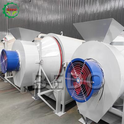 China 4kW Sawdust Dryer Machine for Pellet Plant - 400-500kg/h Capacity with 50-300℃ Temperature Control for sale
