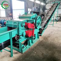 China Energy Saving Electric Wood Log Tree Chipper Machine Paper Mill Industrial Drum Type Shredder for sale