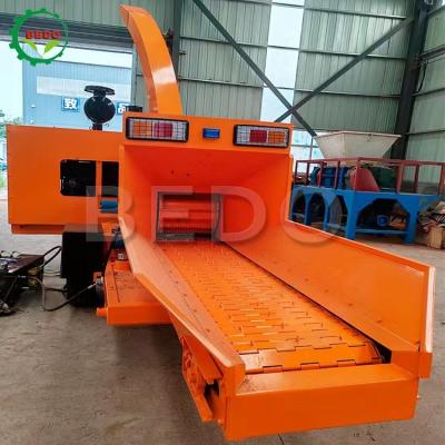 China Continuous Working Garden Orchard Wood Chipper Machine Tree Brush Branch Shredder Equipment for sale