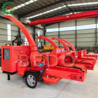 China CE Approved Garden Wood Chipper Machine Tree Branch Leaves Shredder 150mm Feeding Size 800kg/h Capacity for sale