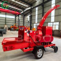 China Small Community Forestry Wood Chipper Machine 32HP Diesel Portable Compact for Indonesia Village Cooperative Use for sale