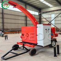 China Industrial Wood Chipper Machine 15cm Capacity 1000kg/h Diesel Engine Hydraulic Feed for sale