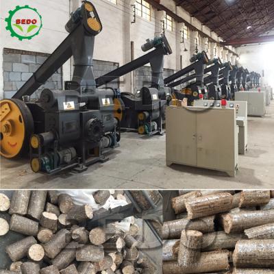 China 7000kg Automatic Biomass Briquette Press Machine 0.8-1.3t/h Capacity 3800×3300×2200mm for sale