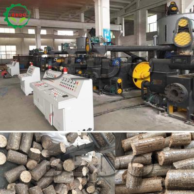 China 110kw Biomass Briquetting Machine with 2.5-3t/h Capacity for Sawdust to Charcoal Briquette Production for sale