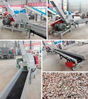 China 37KW Electric Wood Chipper Machine 4m Feed Conveyor Drum Type Shredder 3-5t/h for sale