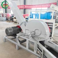 China Electric Wood Chipper Machine 6 Blades 3kw Feed Conveyor 37kw Main Power 3-5t/h Capacity for sale