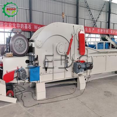 China BEDO 3KW 4KW Wood Crusher Machine 1000mm Feeder Width 300mm Max Wood Diameter for sale