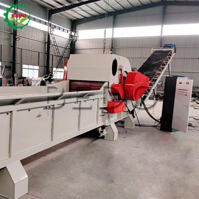 China 160KW Heavy Duty Drum Chipper Wood Crusher 300mm Feeding Diameter 25tph Capacity for Power Plant for sale