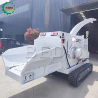 China Professional Drum Type Wood Crusher Machinery Crawler Wood Crusher for Log Trunks for sale