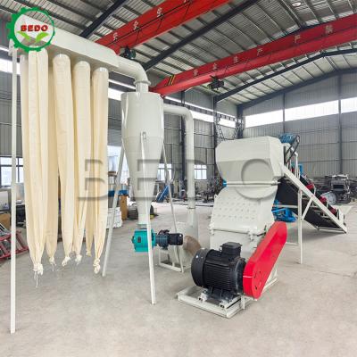 China 11kw Fan Power Pallet Breaker Wood Crusher Machine Max Feeding 100mm Thickness for sale