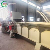 China 235HP Diesel Wood Chipper Machine 700x400mm Inlet 2pcs Blades Heavy Duty Drum Type Industrial Shredder for sale