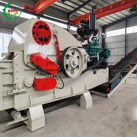 China Diesel Engine Wood Chipper Machine 235HP Hydraulic Motor Feed Conveyor 700x400mm Inlet 12-15t/h Capacity for sale