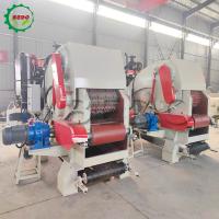 China 2pcs Blade Self Feeding Hydraulic Wood Chipper Machine Smooth Operation Drum Type Shredder for sale