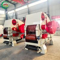 China Heavy Duty Tropical Hardwood Drum Wood Chipper Machine 200KW for Acacia Meranti Eucalyptus Timber Processing for sale
