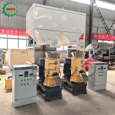 China 75KW Wood Pellet Machine Carbon Steel 46mm Mould Thickness 1000-1200kg/h for sale