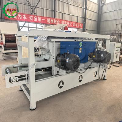 China Alloy Steel Blade Wood Shavings Machine 400-500 kg/h Capacity 50Hz Heavy Duty Industrial Planer for sale