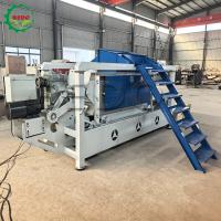 China 7.5kw*2 Main Shaft Power Wood Shavings Machine 400-500 Kg/hr Capacity High-Quality Steel for sale