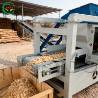 China Automatic Wood Shavings Machine 125mm Roller Diameter 400-500 Kg per Hour Alloy Steel Blade Industrial Use for sale