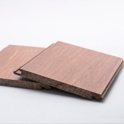 China 12mm Hand Scraped Bamboo Flooring Charcoal Moisture Resistant for sale