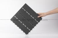 China Transform Your Hotel's Outdoor Space with Interlocking Wood Deck Tiles 300x300x22/25mm for sale
