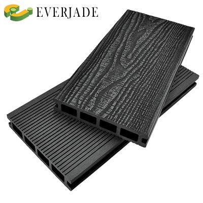 China Crack-Resistant Outdoor WPC Decking with Wood Grain Design and Co Extrusion Technology for sale