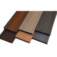 China Crack-Resistant Outdoor WPC Decking with Wood Grain Design and Co Extrusion Technology for sale