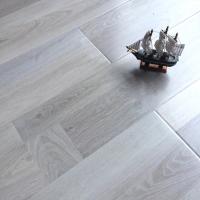 China Click Installation 12mm Plank Floor Stepping Laminated Glass Arctic Oak Wood for Car for sale