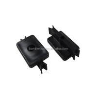 China Flooring Accessories Hidden Plastic Material Composite Decking Clip with Stainless Steel Screws for sale