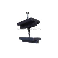 China Flooring Accessories Hidden Plastic Material Composite Decking Clip with Stainless Steel Screws for sale
