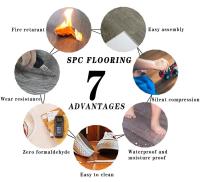 China Anti-scratched 6mm Plastic Floor Covering Tiles for Hospital Vinyl Flooring Solutions for sale
