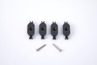 China WPC Decking T-Clips Stainless Steel Clips for Multi-Type Outdoor Flooring Accessories for sale
